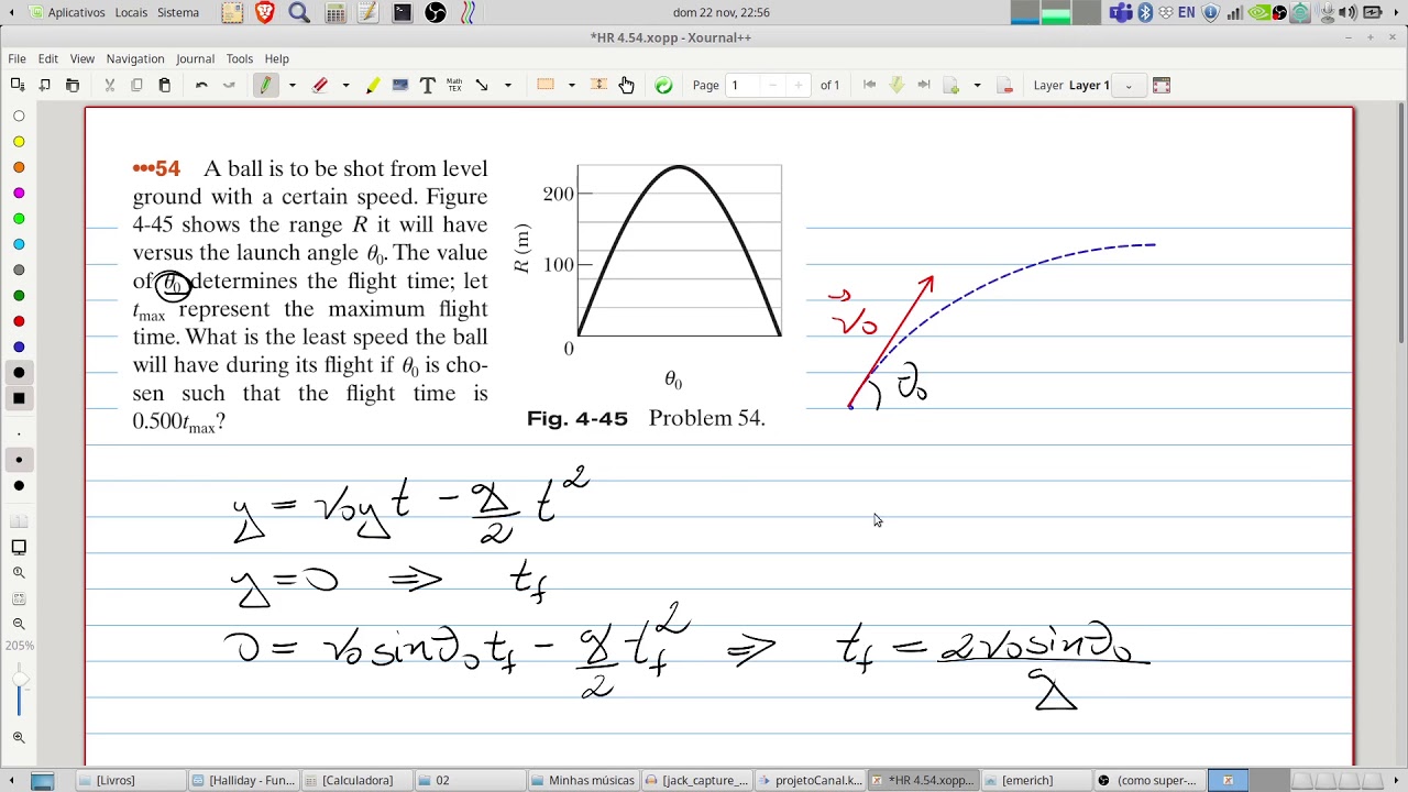 Halliday & Resnick - Chapter 4 - Problem 54 - YouTube