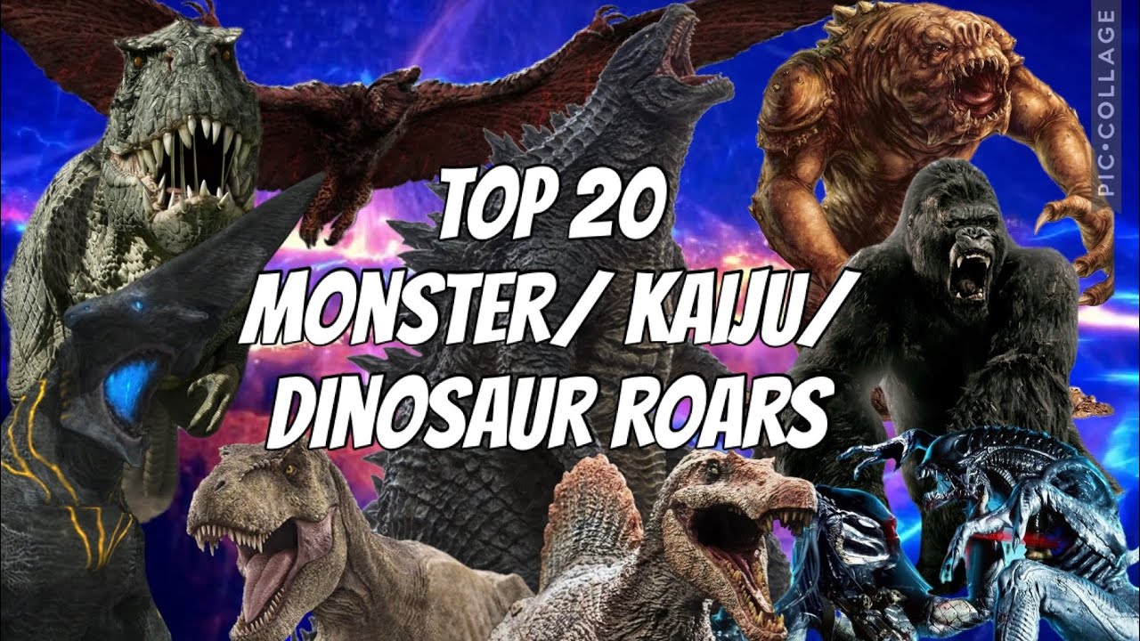 My top 20 monster/ kaiju roars in movies - YouTube
