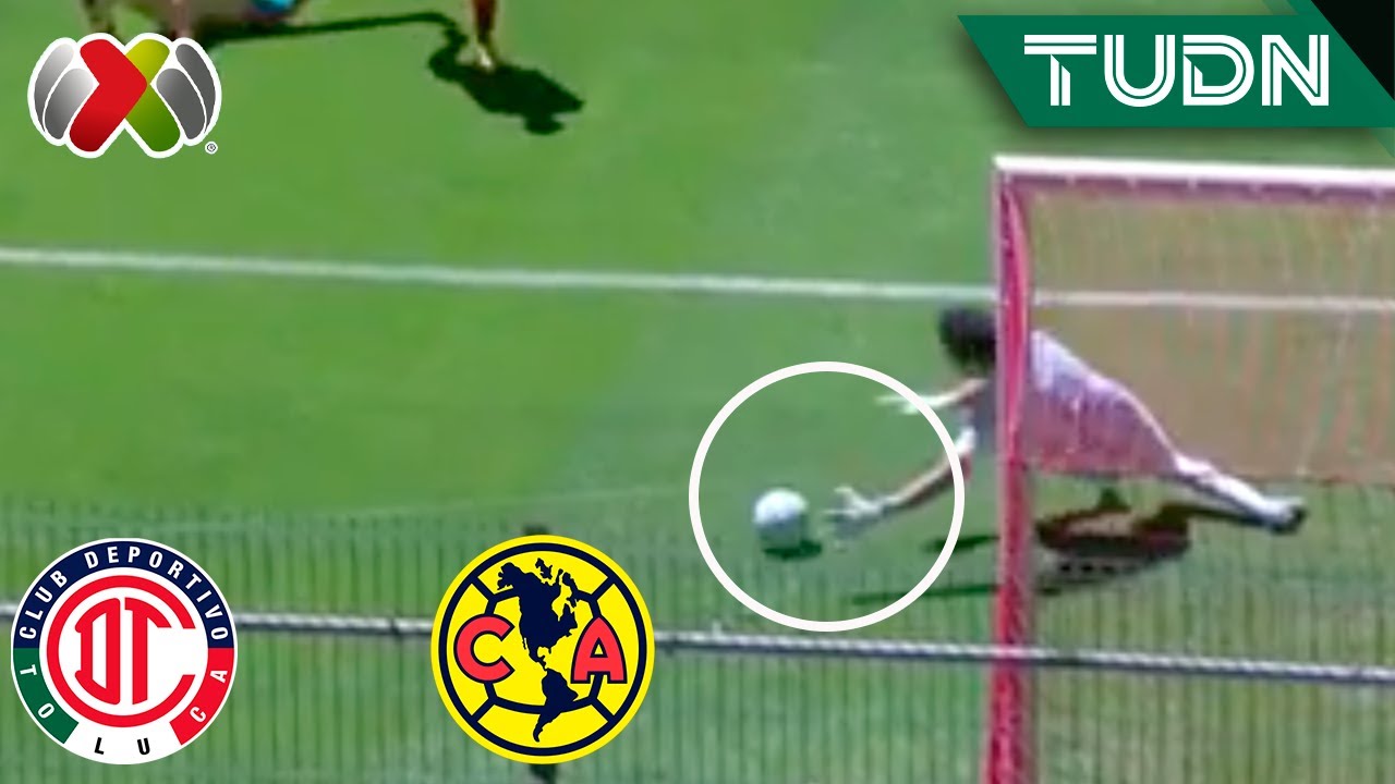¡Jiménez hace una atajada de jefe! | Toluca 1-1 América | AP2023-J9 ...