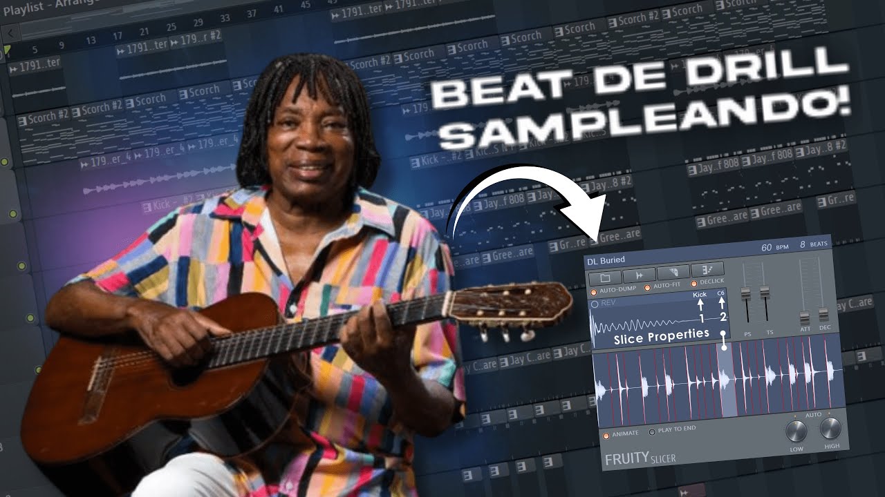 FAZENDO UM BEAT DE DRILL SAMPLEANDO | FL STUDIO - YouTube