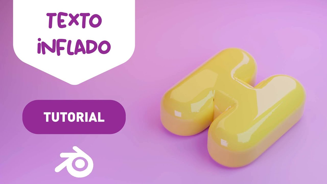 Tutorial texto inflado - 3D | Rápido y sencillo | H3D - YouTube