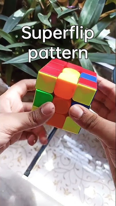 How to make superflip pattern in 3x3 - YouTube