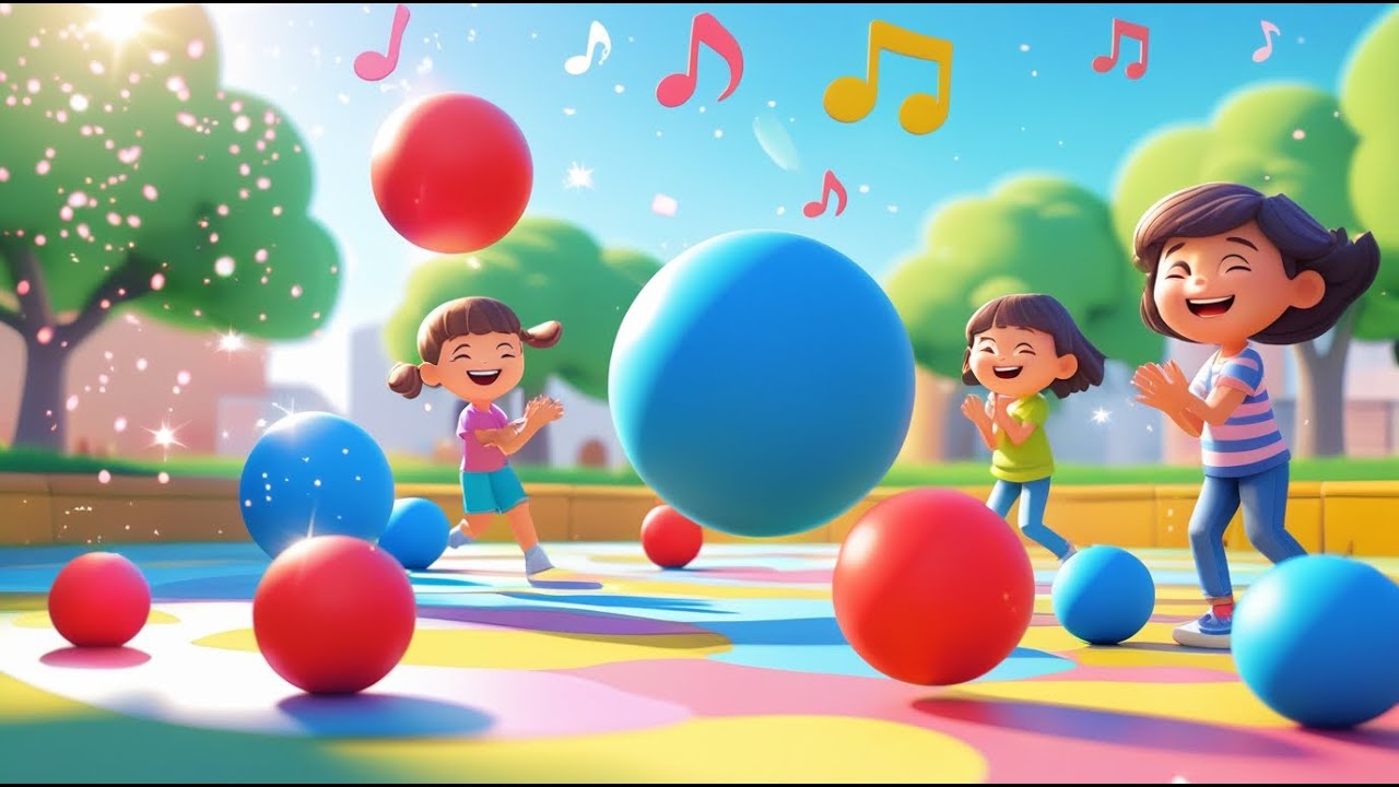 Counting with Bouncing Balls 🏀 | Numbers & Counting Song for Kids ...