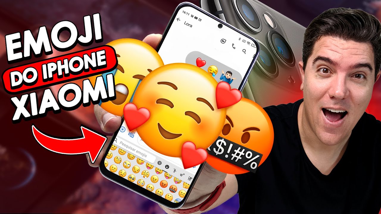 Como ter EMOJI do IPHONE no seu XIAOMI Android !! POCO X3 NFC DICAS ...