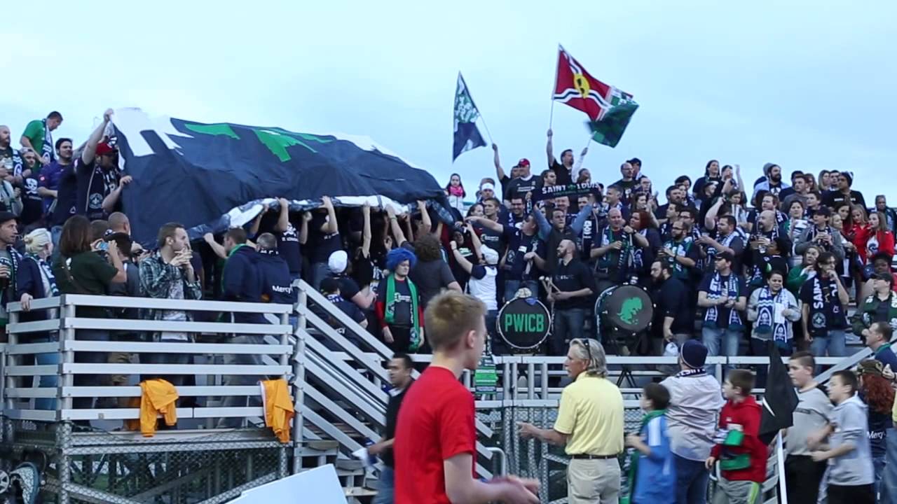 St. Louligans 1st Saint Louis FC Home Opener 2015 - YouTube