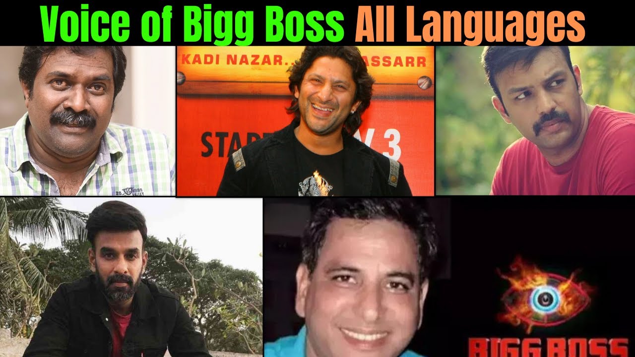 Voice of Bigg Boss All Languages. Checkout whose voice is powerful ...