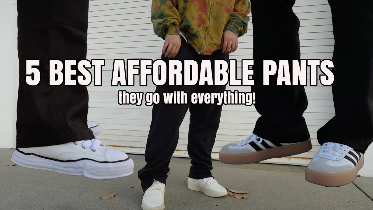 5 AFFORDABLE Pants YOU NEED | Endless Outfit Possibilities - YouTube