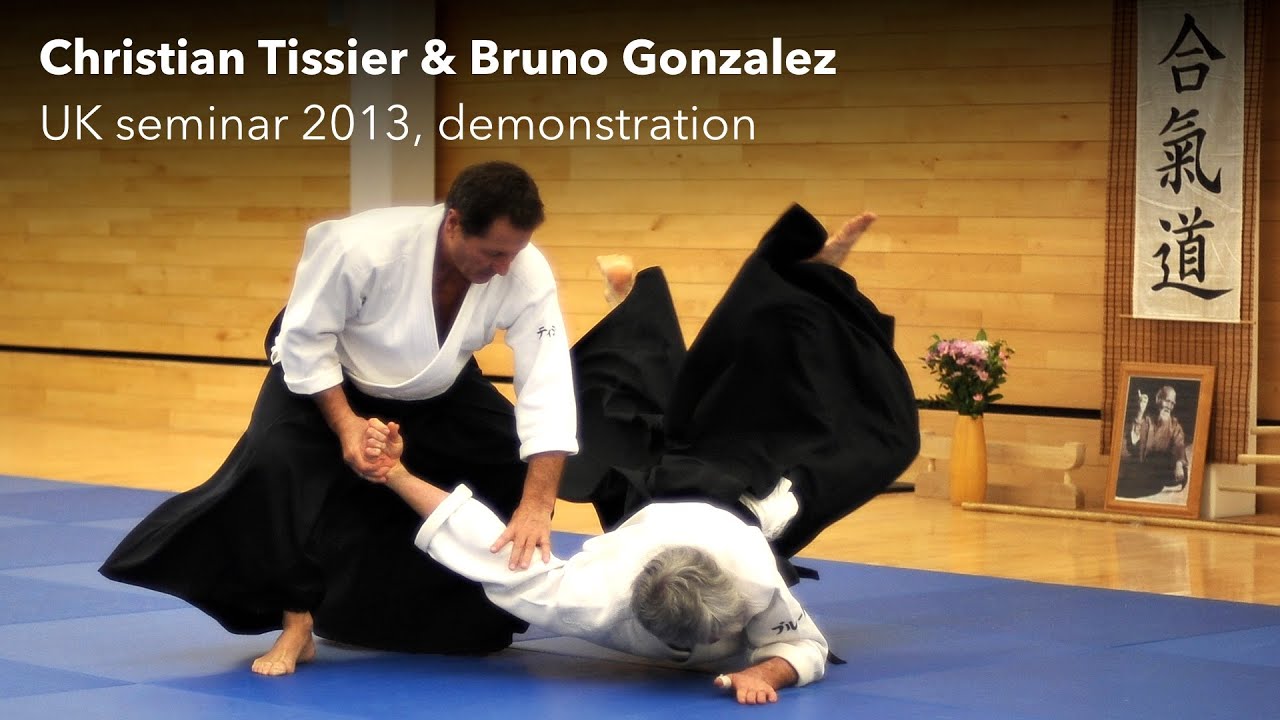 Aikido: Christian Tissier UK 2013, demonstration with Bruno Gonzalez ...