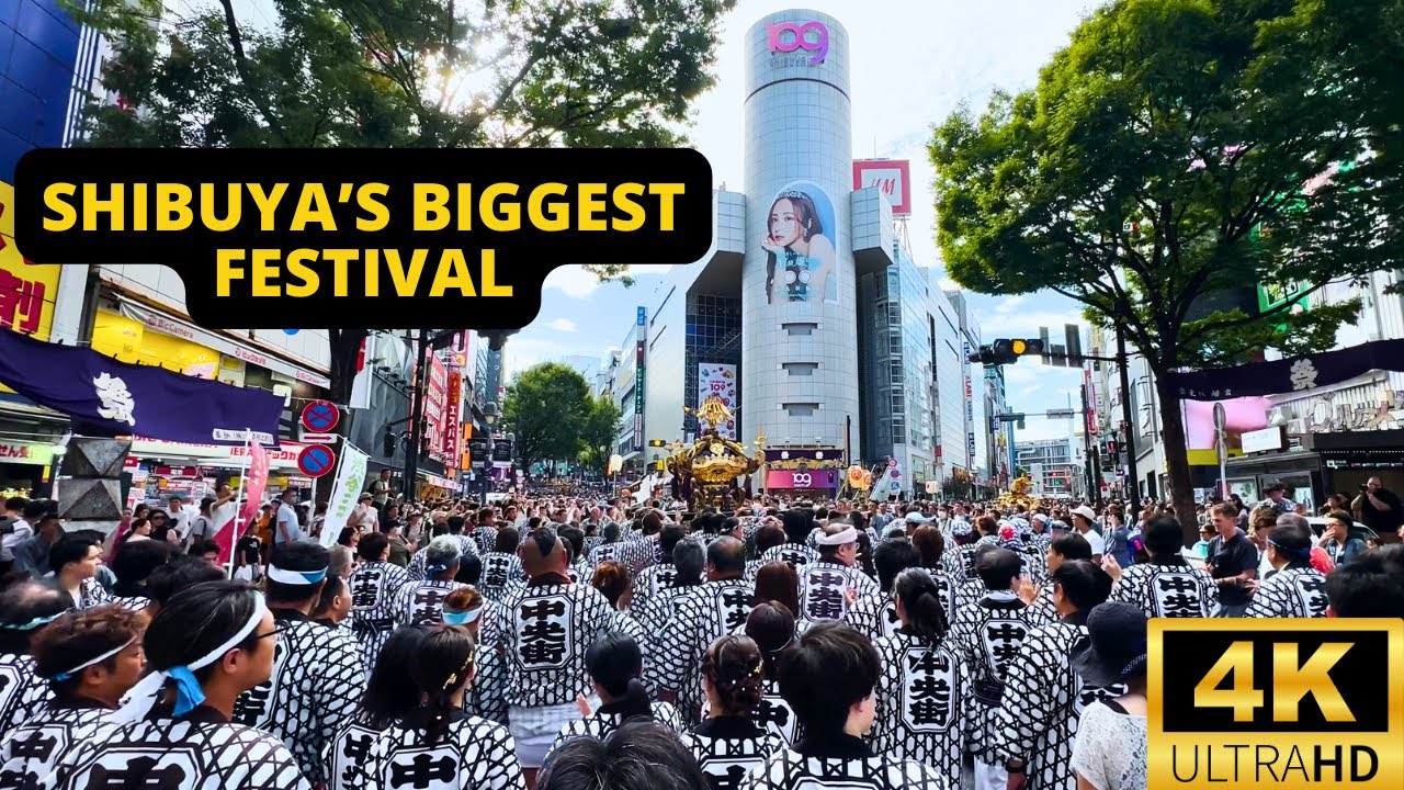 TOKYO, JAPAN 🇯🇵 [4K] Biggest festival in SHIBUYA — SHIBUYA MATSURI — 渋谷 ...