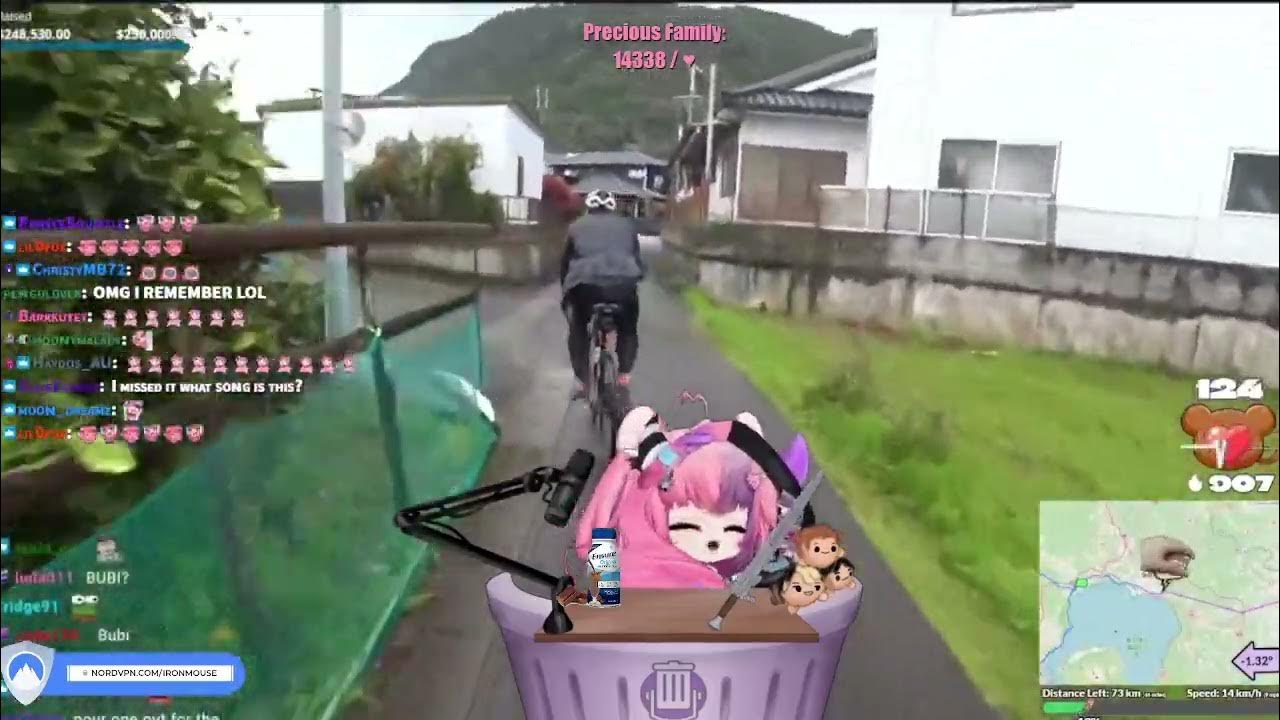 Ironmouse sings BOYFRIEND(보이프렌드) - OBSESSION(너란 여자) on CDawgVA IRL charity cycling stream - YouTube