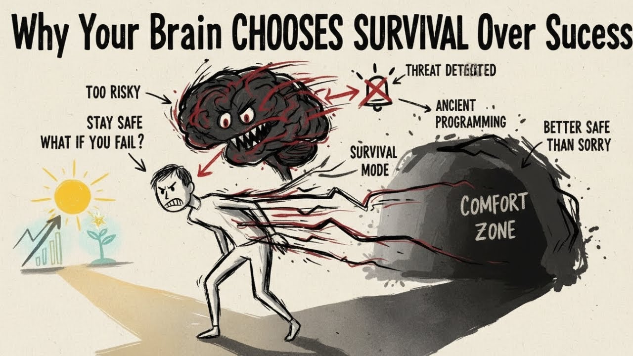 Why Your Brain Chooses Survival Over Success - YouTube