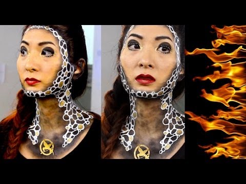 CATCHING FIRE Inspired Makeup with a VEry Special Guest!!! - YouTube