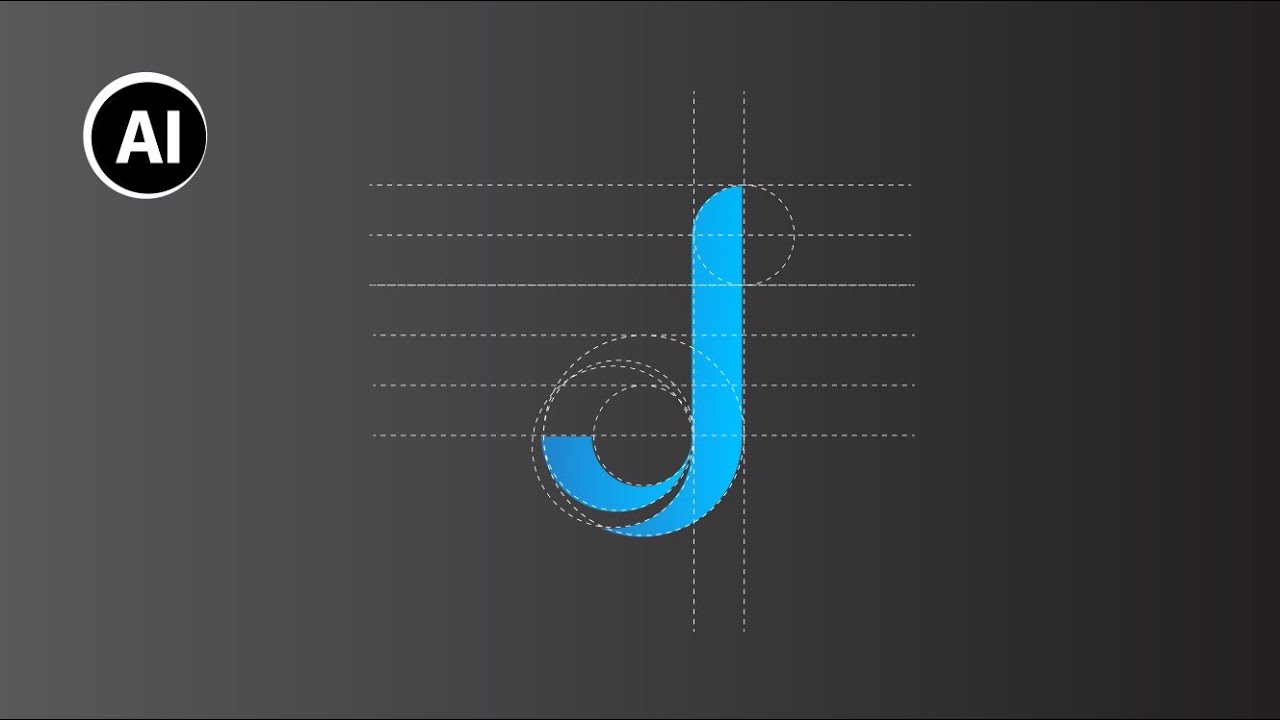 Grid creative " J " | illustrator 2021 - YouTube