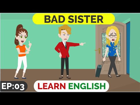 ❤️Bad Sister Part 3 | Animated stories | English Story | English Conversation | Window English