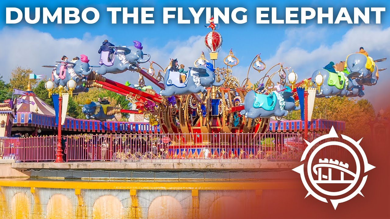 🇫🇷 DISNEYLAND PARIS: Dumbo the Flying Elephant | Attraction Walkthrough ...