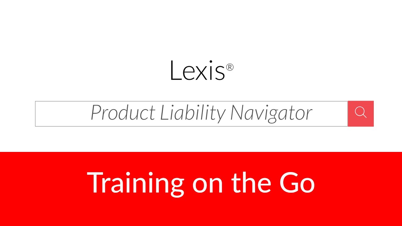 Product Liability Navigator - YouTube
