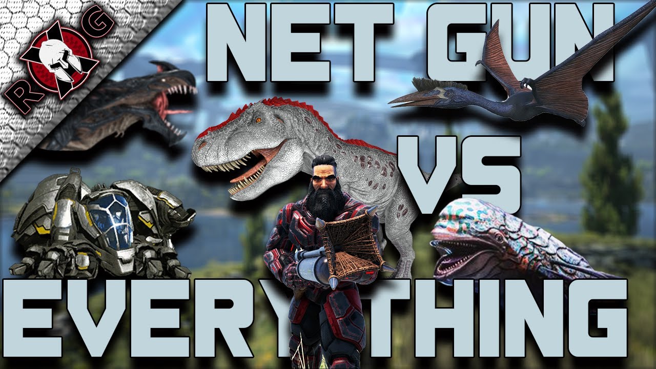 NET GUN VS EVERYTHING! WHAT CAN IT DO? - YouTube