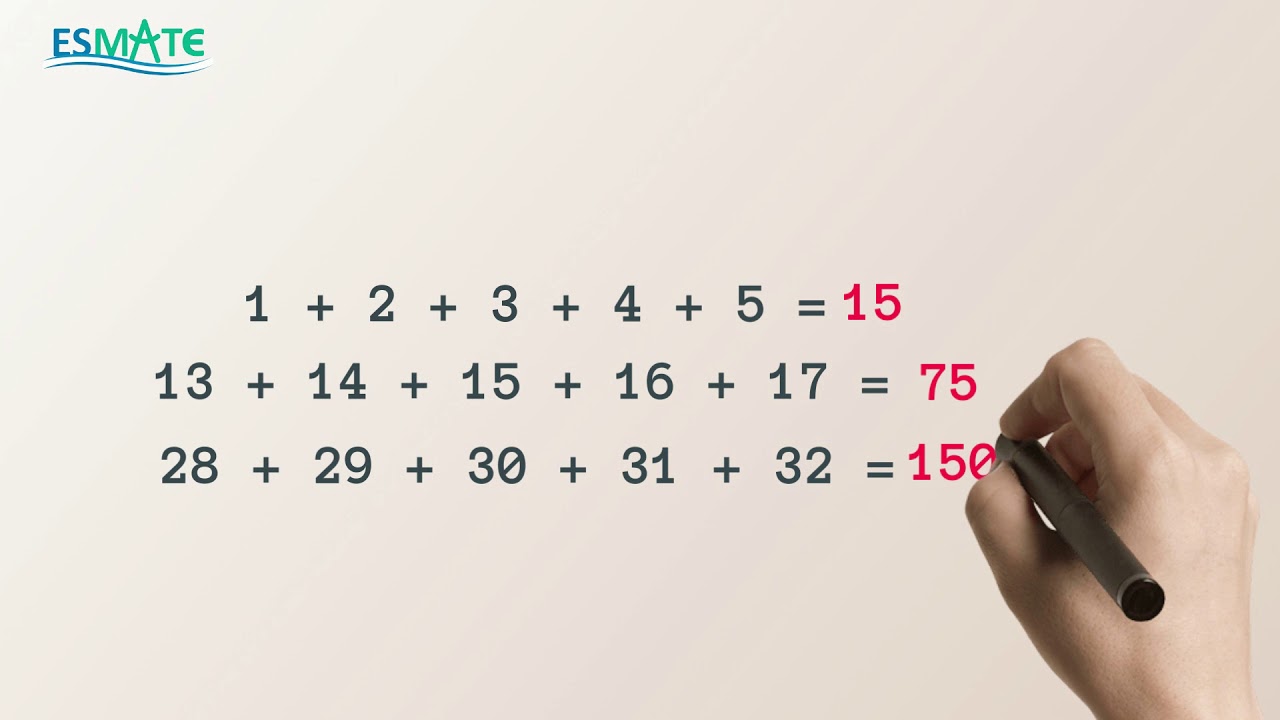 8.° U1 | 2.1 Suma de números consecutivos - YouTube