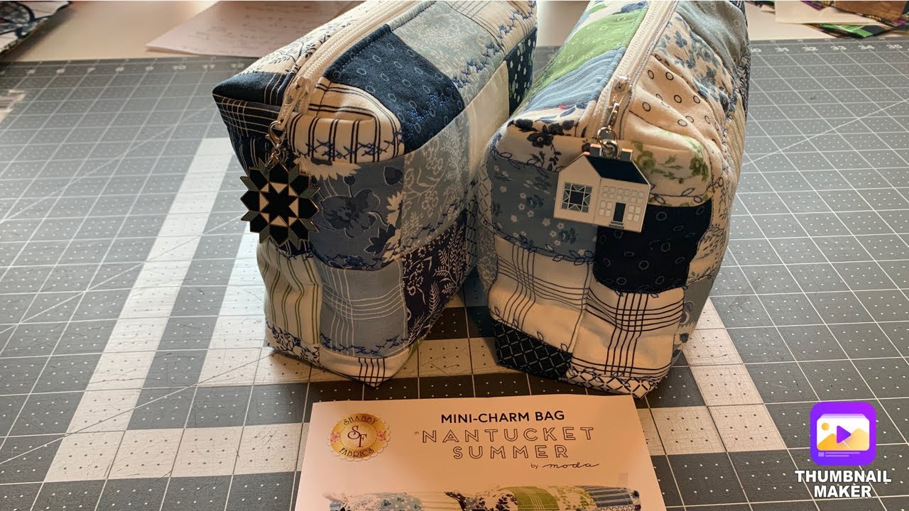 Mini Charm Bag! Pattern Nantucket Summer - YouTube