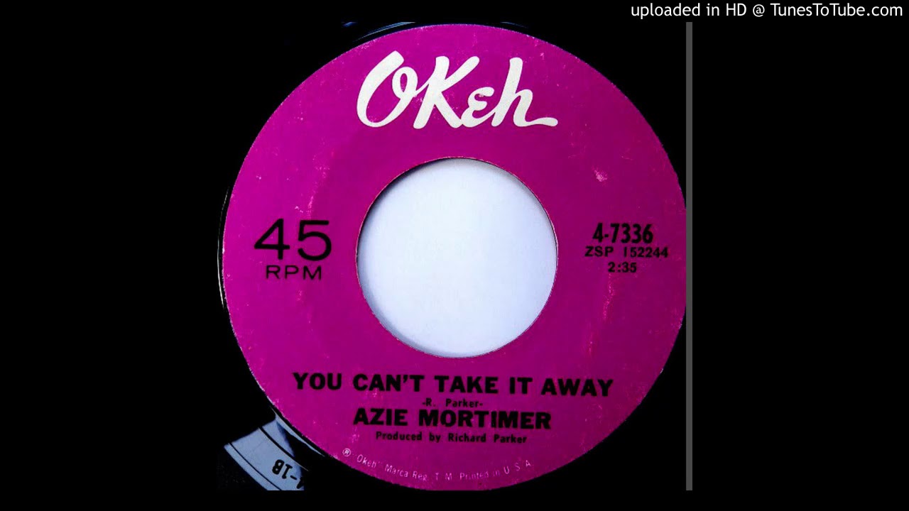 You Can't Take It Away - Azie Mortimer (1970) Okeh Records - YouTube