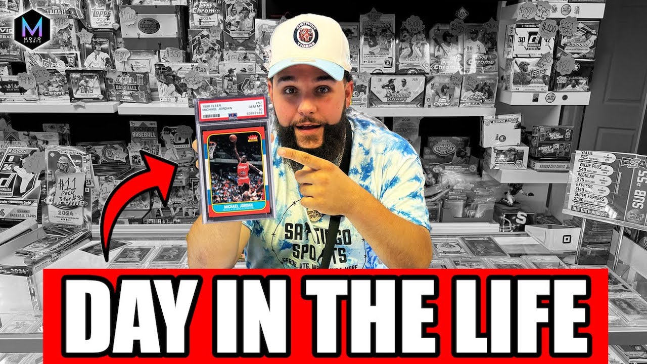 Day In The Life of a Sports Card Shop Owner - YouTube