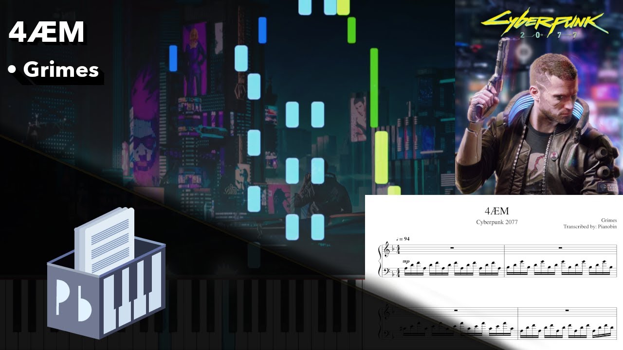 4ÆM - Grimes | Cyberpunk 2077 OST (Piano Tutorial) - YouTube