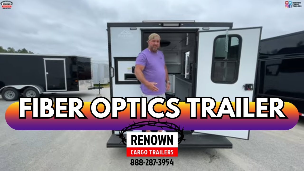 Custom Fiber Optics Trailer | Elite Polycore, LED Lights & More ...