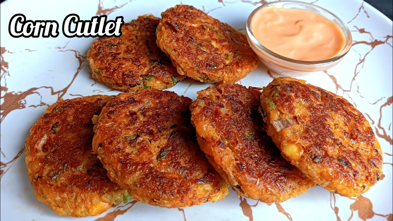 Crispy Corn Cutlet Recipe | Evening Snacks | Sweet Corn Vada - YouTube