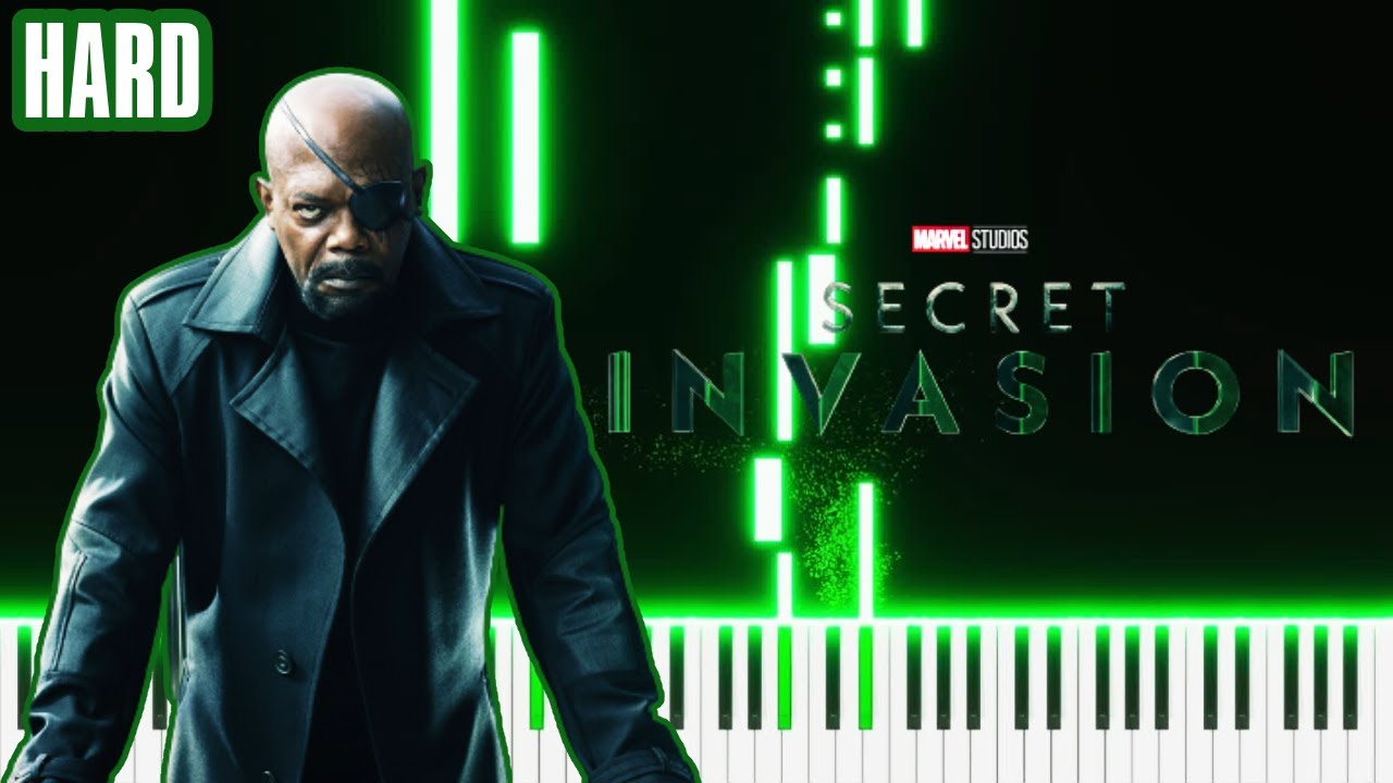 Secret Invasion - Nick Fury (Main Title Theme) | HARD Piano Tutorial by ...