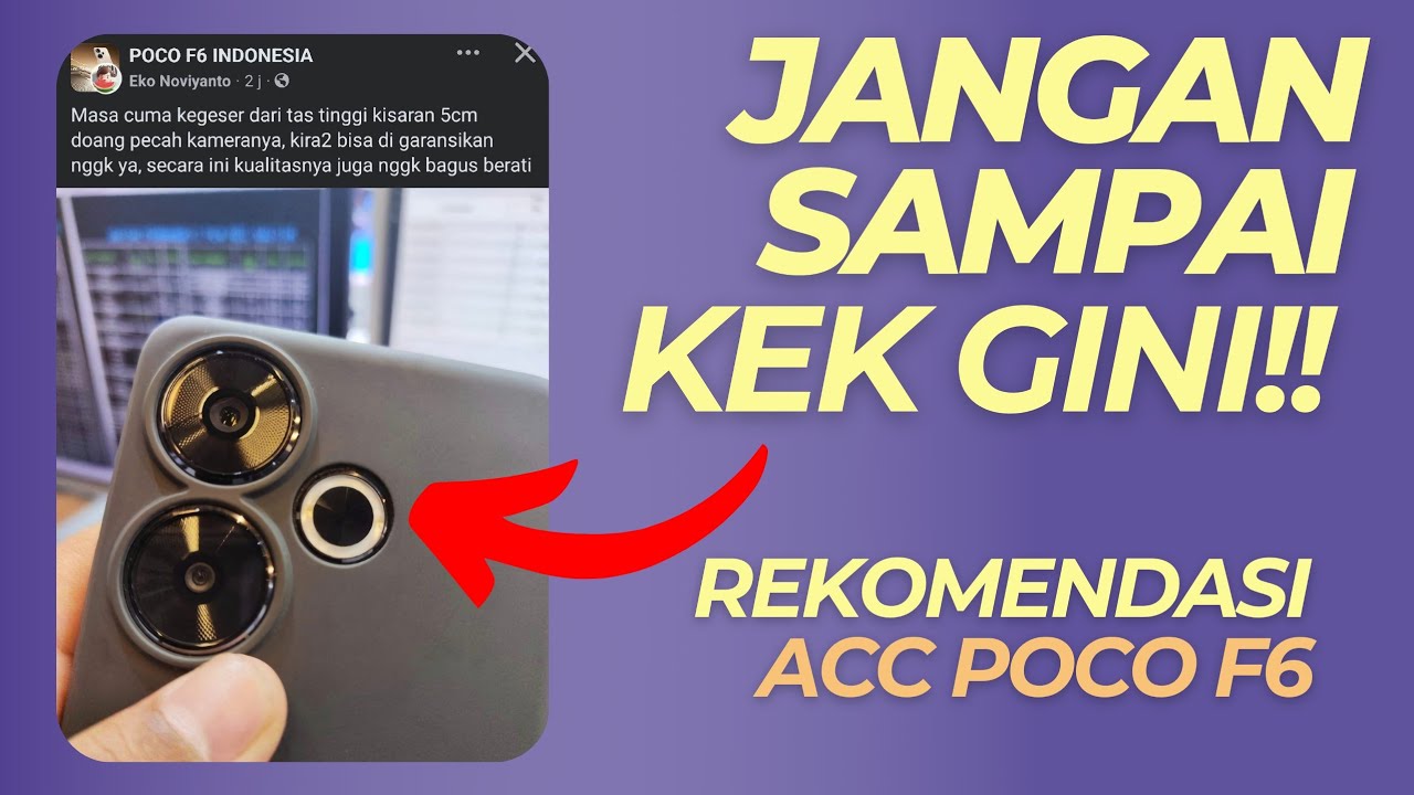 Rekomendasi Tempered Glass + Case + Camera Protector Untuk Poco F6 ...