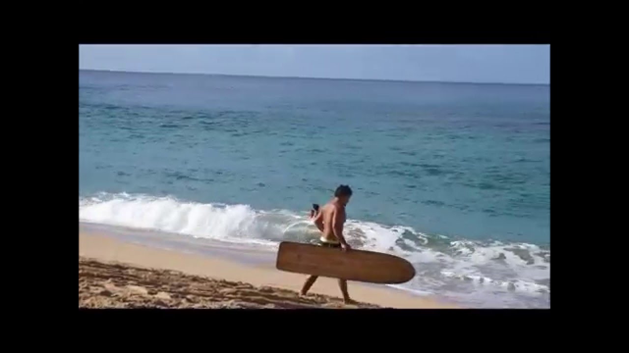 Hawaiian Alaia Board Riding - Buffalo Big Board Surfing Classic 40th ...