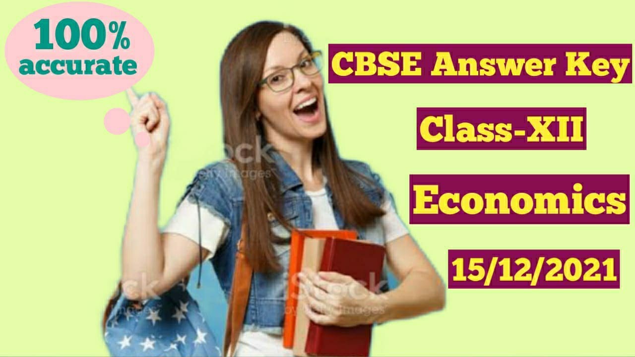 Answer Key Class 12 Economics Class 12 Economics Answer Key 15 12 Answer Key Class 12 Economics Class 12 Economics Answer Key 15 12