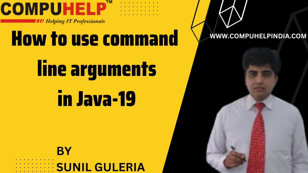 How To Use Command Line Arguments In Java Part 1 Core Java Tutorial Youtube