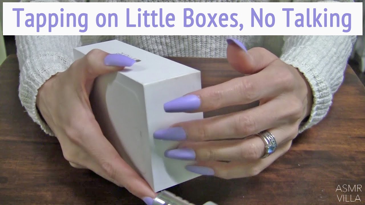 ASMR * Tapping on Little Boxes * Tapping & Scratching * Fast Tapping ...