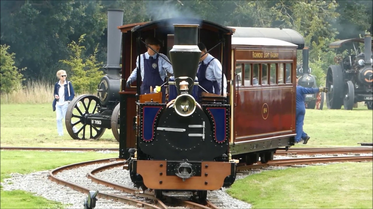 Richmond Light Railway Steam Fair 2018 - YouTube