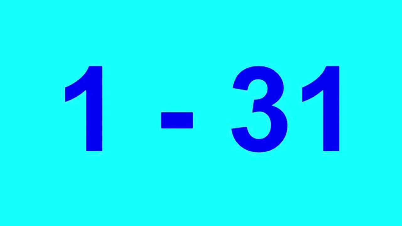 1-31 en français - YouTube