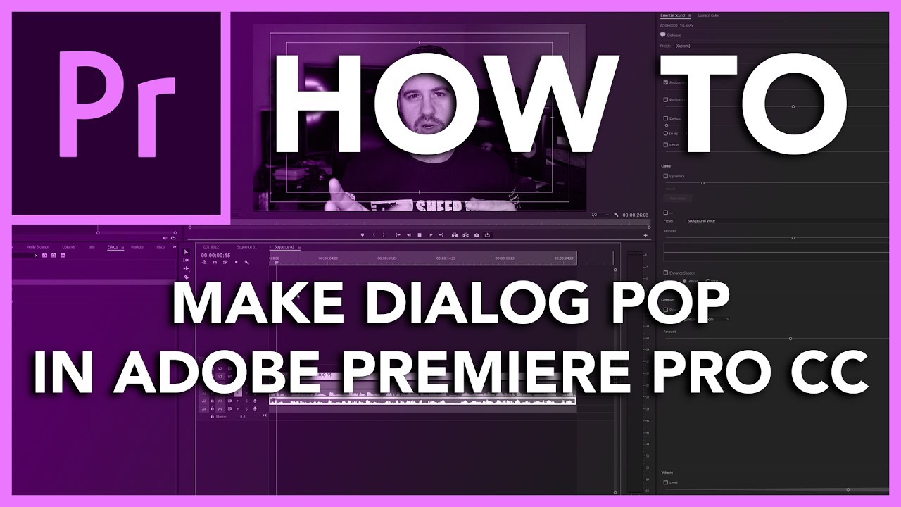 How To Make Dialog Pop In Adobe Premiere Pro CC YouTube How To Make Dialog Pop In Adobe Premiere Pro CC YouTube