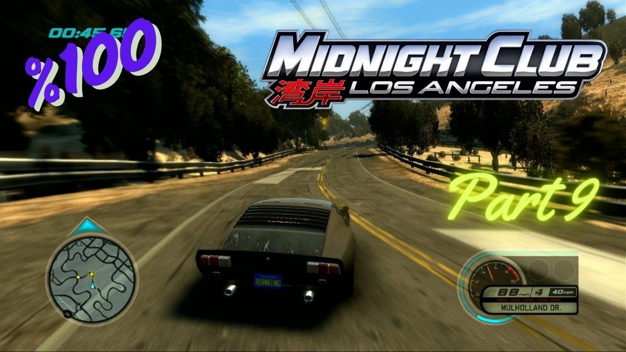 Midnight Club Los Angeles Complete Edition %100 Playthrough Part #9 ...
