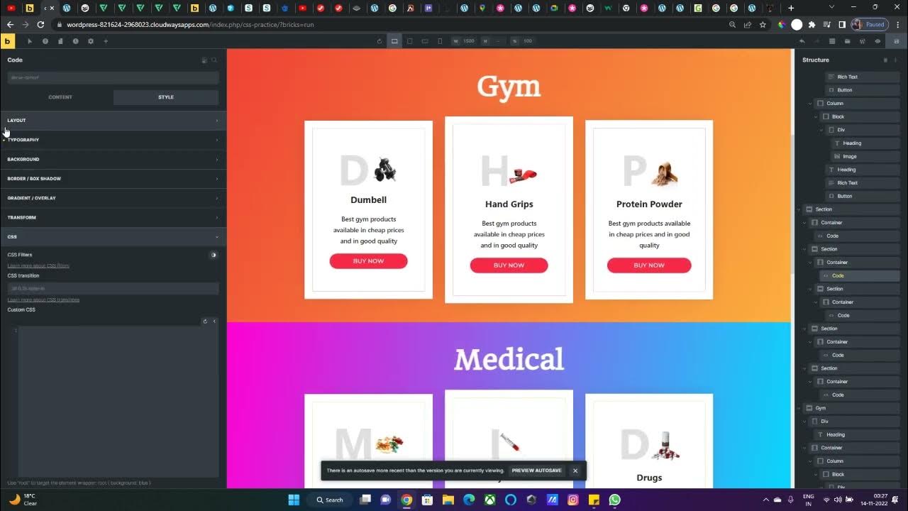 Hover Border Styling By CSS On Bricks Builder...😍😍 - YouTube