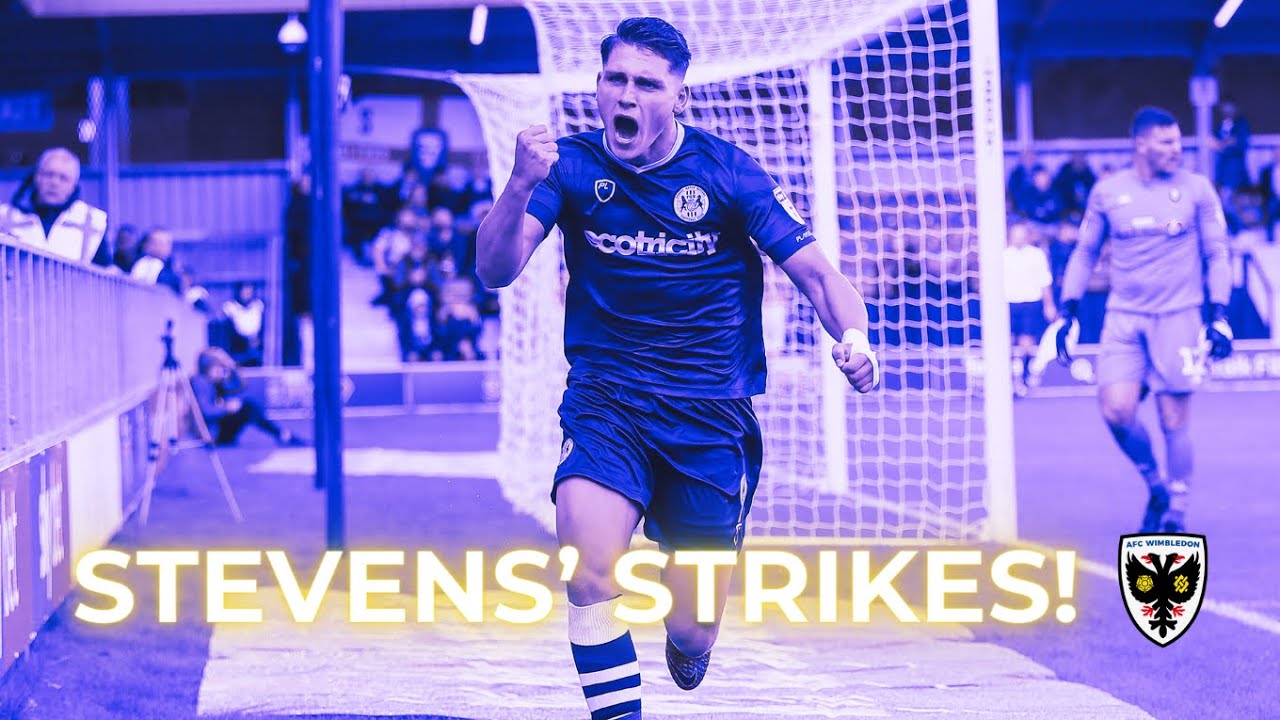 Stevens' strikes! 🥊 | New signing in action 🟡🔵 - YouTube