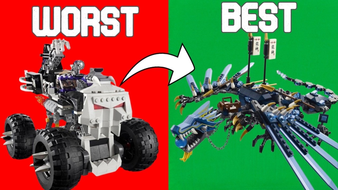 Ranking every lego ninjago pilot wave set! - YouTube
