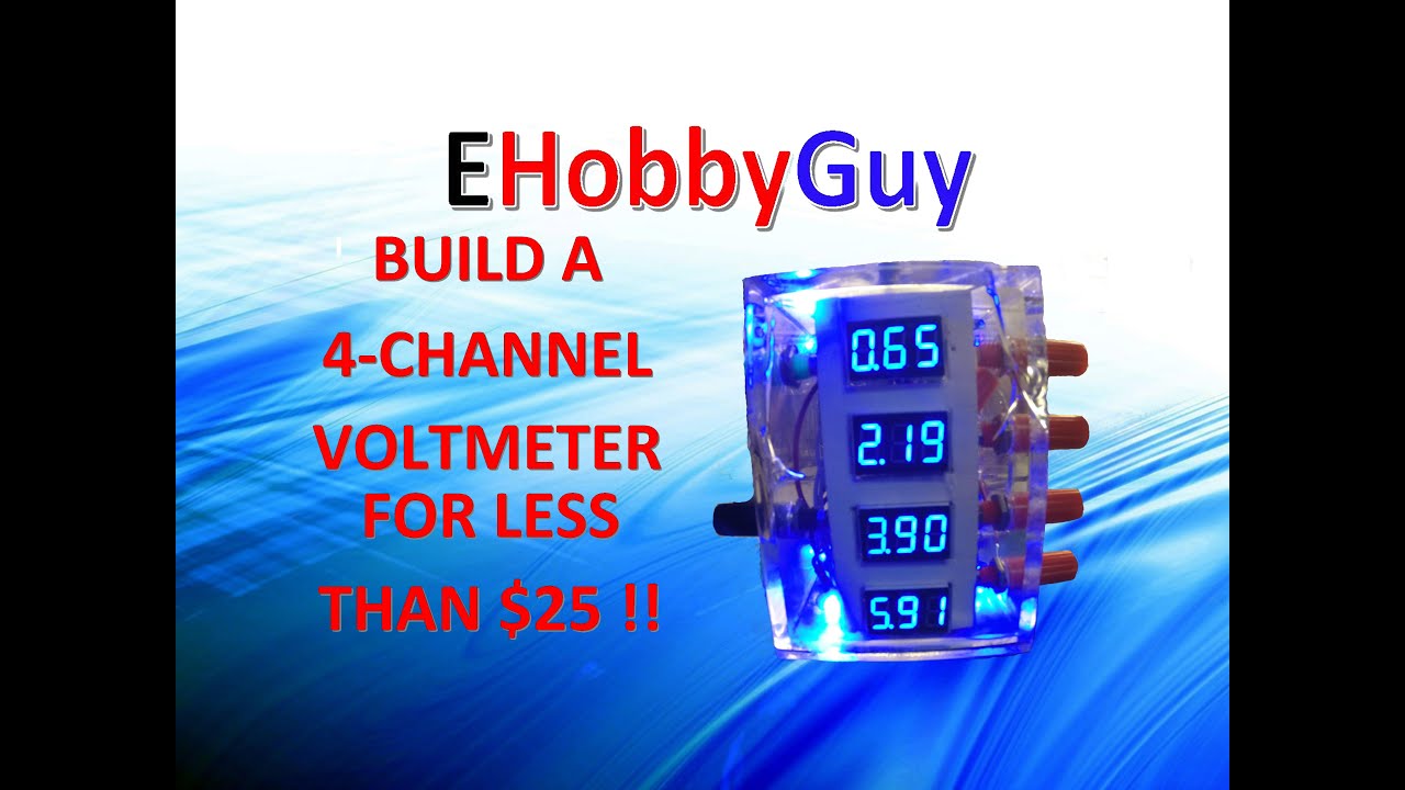 4 Channel Voltmeter - YouTube