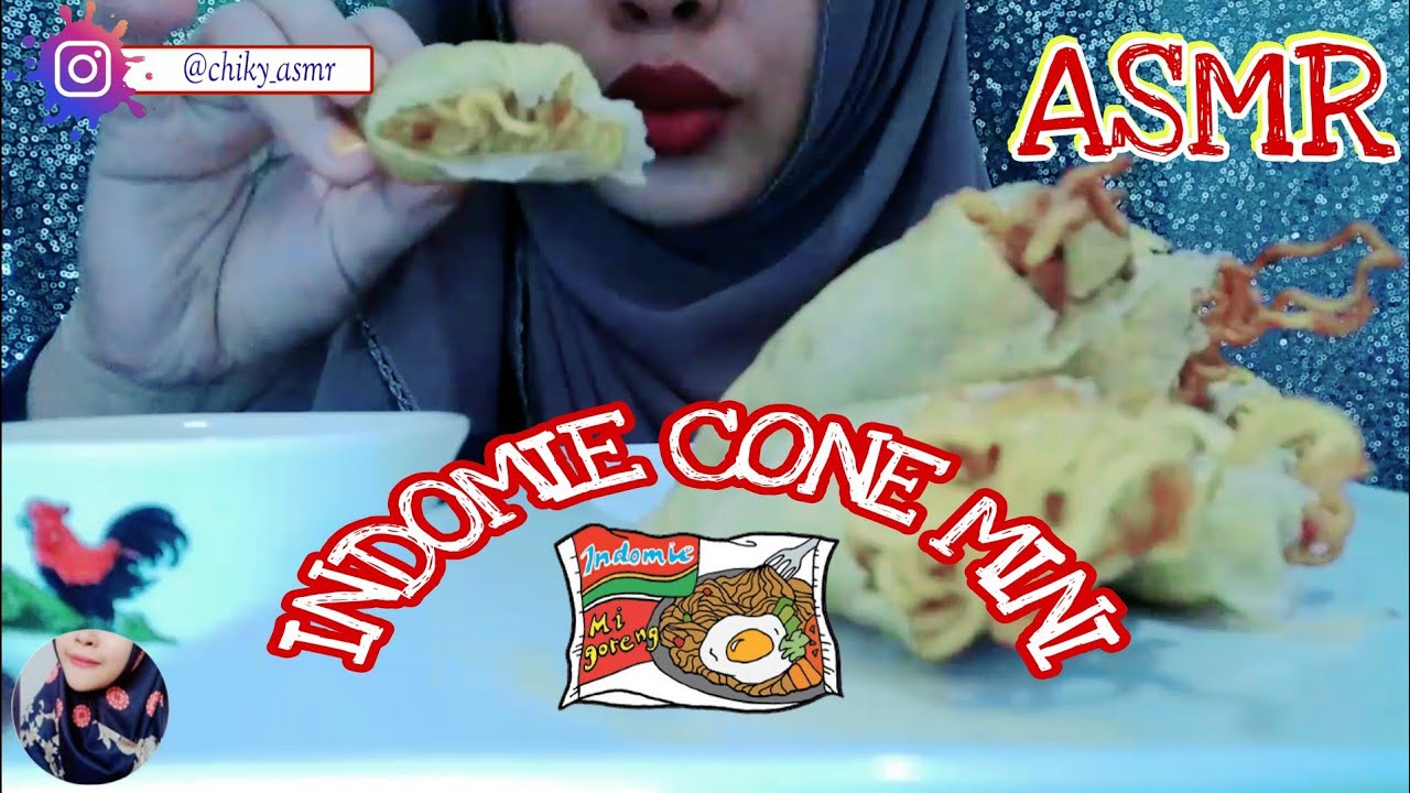 ASMR INDOMIE CONE MINI || COLLAB WITH DIAN ASMR || ASMR INDONESIA - YouTube
