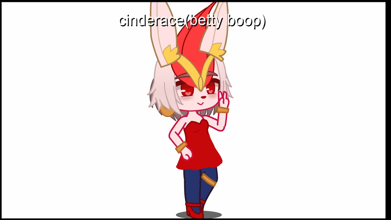 Cinderace + Betty boop outfit || Pokémon cinderace - YouTube