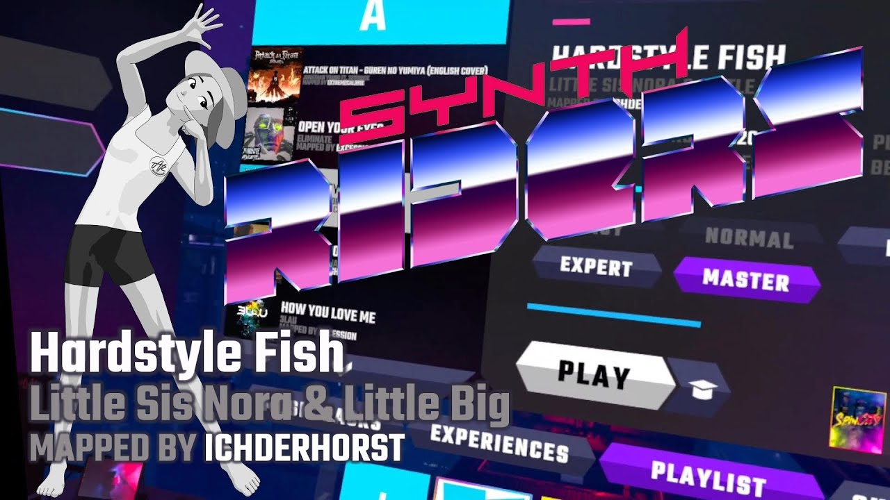 Synth Riders - Hardstyle Fish - Little Sis Nora & Little Big - YouTube