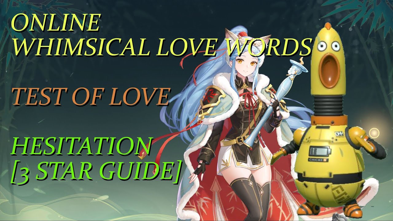 [FF] Online Whimsical Love Words | Test of Love | Hestitation | Figure ...