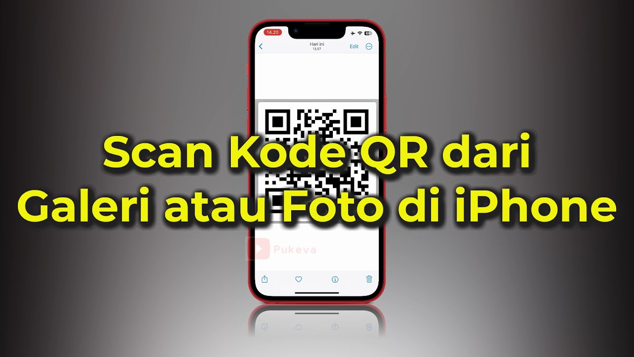 Cara Scan Kode QR dari Galeri Foto iPhone (Kode QR yang ada di Foto ...