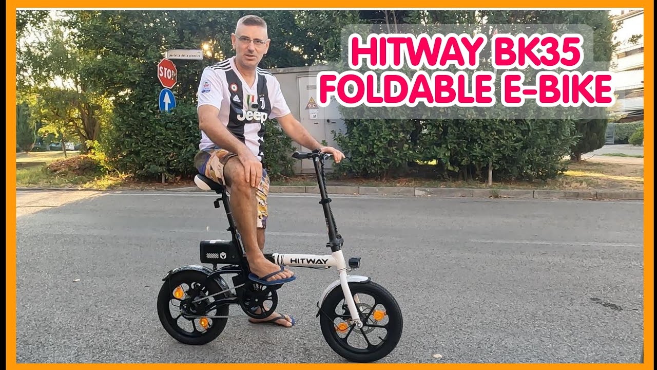 OUR FIRST EVER FOLDABLE E-BIKE | HITWAY BK35 - YouTube