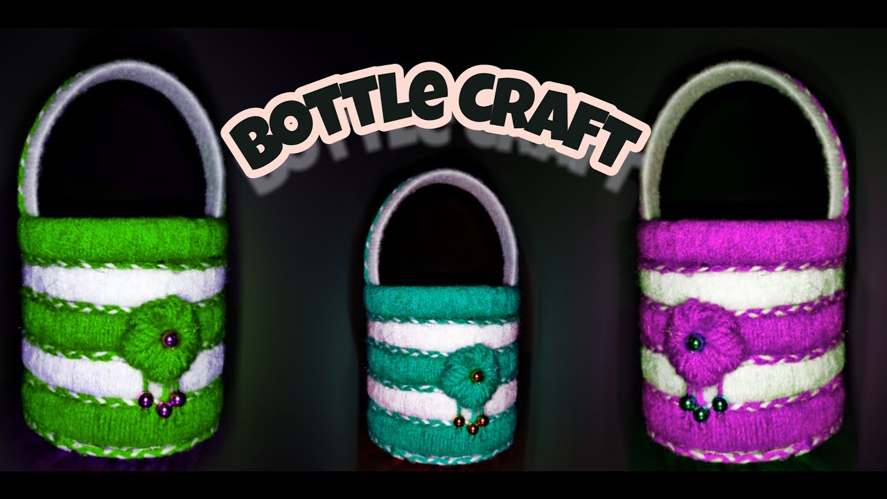 DIY| How to make a flower pot with empty bottle Best out of waste craft ...